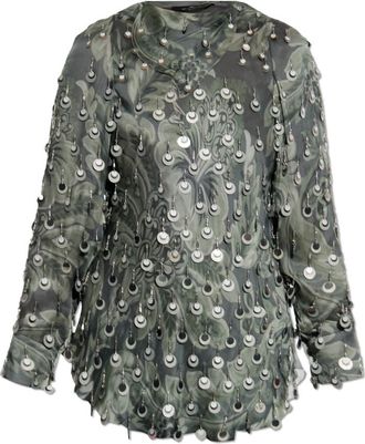 Etro Damen, Blusen & Hemden, Grün, XSGröße