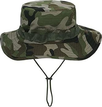 Generic Chapeau de p&ecirc;cheur pour enfant - Chapeau de chasse - Pour homme - Protection ext&eacute;rieure - Chapeau n&eacute;palais - Chapeau de p&ecirc;cheur - Chapeau Boonie r&eacute;gla