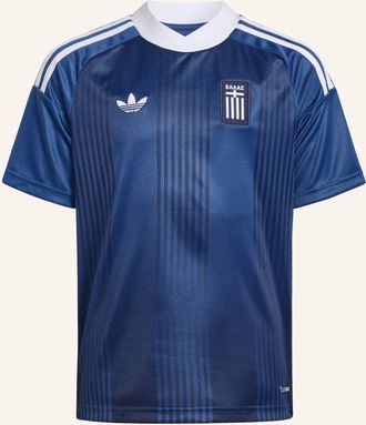 adidas Griechenland 26 Kids Ausw&auml;rtstrikot blau
