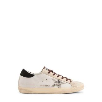 Golden Goose Baskets SUPER-STAR CLASSIC WITH LIST &agrave; lacets en cuir