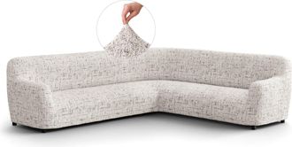 Paulato by GA.I.CO. PAULATO - Sofabezug Ecksofa-Husse aus der Kollektion Vittoria Mikrofaser, kratzfestes und maschinenwaschbares Gewebe, Vittoria Naturologie, Made in It