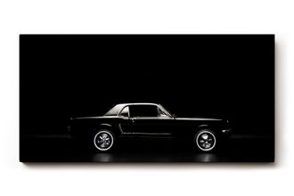 Paul Sinus Art Sinus Art Wandbild 120x60cm Eleganter Oldtimer im minimalistischen Lichtspiel - Symbol für Zeitlosigkeit und Stil