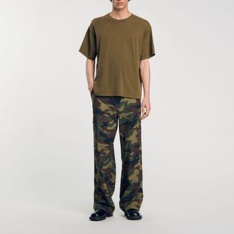 Sandro T-Shirt mit verwaschener Optik