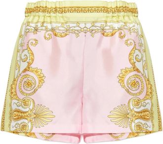 Versace Femme, Shorts, Multicolore, Taille: 36 FR Short Shorts