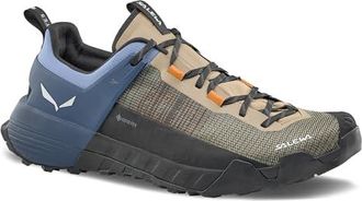 Salewa Wildfire NXT GTX Chaussures de randonn&eacute;e imperm&eacute;ables Gore-Tex pour homme, Sable mouvant/Denim fonc&eacute;, 45 EU