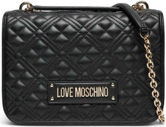 Love Moschino Damen Jc4000pp1mla0000 Schultertasche, Schwarz