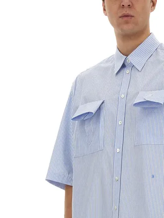 Moschino Cuff Details Shirt - Blue