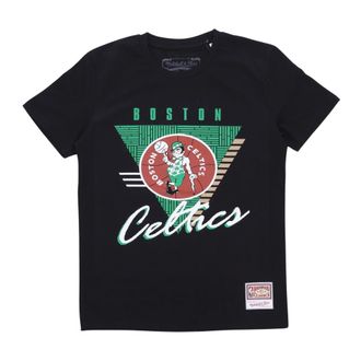 Mitchell & Ness NBA Final Seconds Tee Hardwood Classics - - Tops - Herren - Schwarzk - M