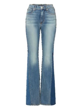 Veronica Beard jean Baverly à coutures contrastantes - Bleu