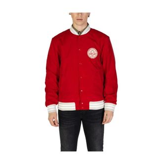 Replay Homme, Vestes, Rouge, Taille: XS Baseball Jacket