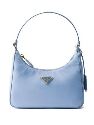 Prada Mini Re-edition Tote Bag - Blau