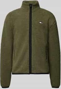 Tommy Jeans Relaxed Fit Fleecejacke in Teddyfleece-Optik
