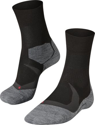 Falke Herren Laufsocken RU4 Endurance Cool M SO Funktionsgarn Antiblasen 1 Paar, Schwarz (Black-Mix 3010), 39-41