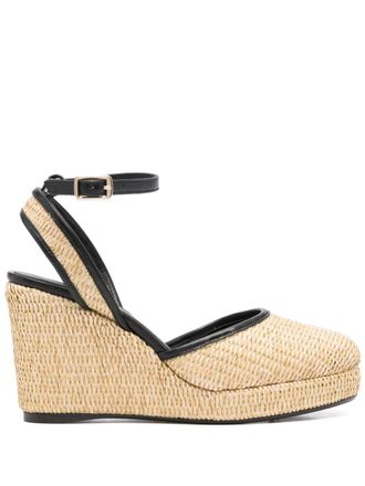 Castaner espadrilles Cass 90 mm - Noir