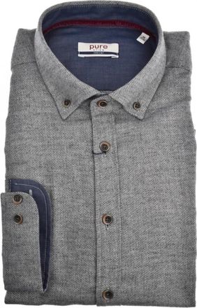 Hatico Langarmshirt - - Shirts - Herren - Grau - 2XL