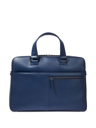 Lancel porte-documents Max de Lancel en cuir - Bleu