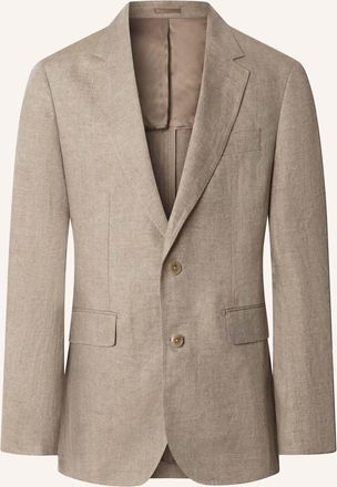 Hackett Sakko Linen Delave Hopsack braun