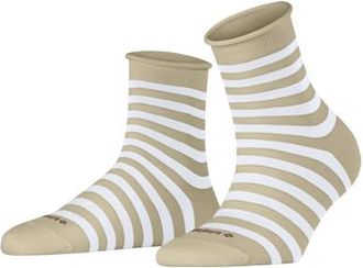 Burlington Swansea W Sso coton fantaisie 1 paire, Chaussettes Femme, Beige Cream 4011, 36-41