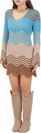 Akep Femme, Robes, Multicolore, Taille: 38 FR Knit Mini Dress
