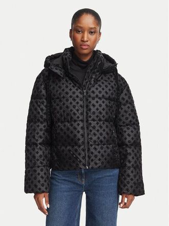 Guess Winterjacke W6BL56 W4195 Schwarz Regular Fit