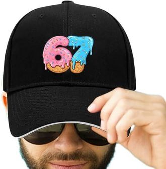 Generic Chapeaux tombants de cr&egrave;me glac&eacute;e - Casquettes de baseball r&eacute;tro chapeaux de soleil, camion &agrave; gouttes de cr&egrave;me amusante | Nouveaut&eacute; pour maman, papa, 