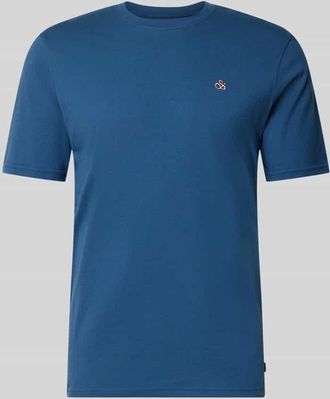 Scotch & Soda T-Shirt mit Label-Stitching und Rundhalsausschnitt