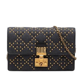 Dior Pre-owned Addict Wallet on Chain - - Pre-owned - Damen - Blau - ONE SIZE