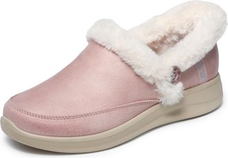 Skechers Womens Cozy Escape-Hands Free Slip-ins Slipper, Blush, 38.5 EU