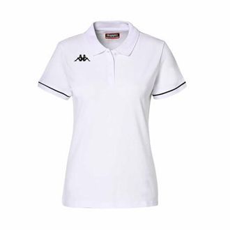 Kappa Polo Barla pour Femme - Blanc - Taille L