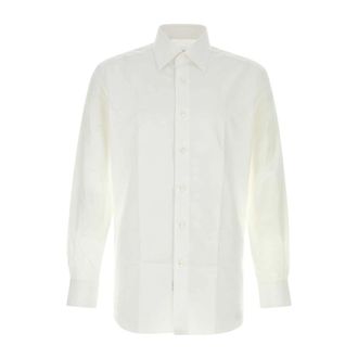 Brioni Essential Cotton Formal Shirt - - Shirts - Herren - Wei&szlig; - L
