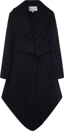 Alaia Knielanger Mantel - Schwarz