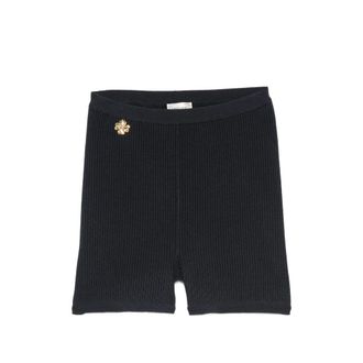 Saint Laurent Rib-knit Cycling Shorts