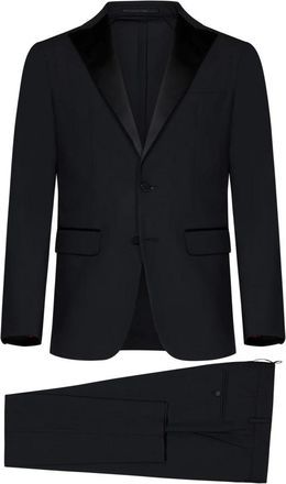 Dsquared2 Homme, Costumes, Noir, Taille: L Costume Tuxedo Crois&eacute; Sur Mesure