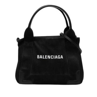 Balenciaga Pre-owned Navy Cabas XS - Femme - Pre-owned - Noir - Taille: ONE Size