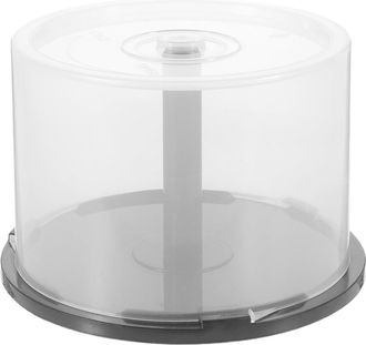 NUOBESTY TOKIDNY CD Aufbewahrungsbox Transparent mit Deckel Leerer Kunststoff Eimer für CDs DVDs Robuster Pp behälter zur Platzsparenden Organisation und Schut