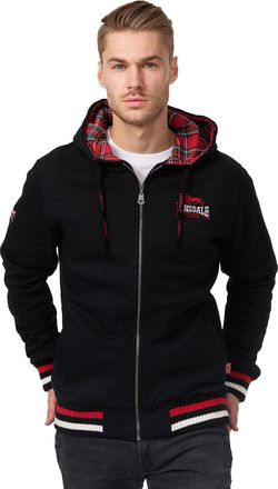 Lonsdale Herren Sweatshirt Sweatshirt Hooded Zip Lancaster schwarz (schwarz) XX-Large