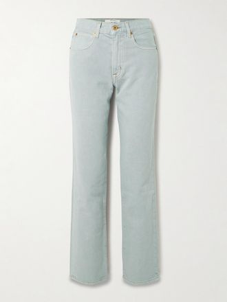 Slvrlake Denim Jean Droit Taille Mi-haute Sophie - Gris