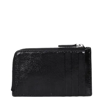 Courr&egrave;ges Textured Leather Wallet - Black
