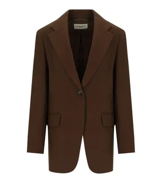 Weekend by Max Mara BLAZER &Agrave; SIMPLE BOUTONNAGE ASTA MARRON MAX MARA WEEKEND