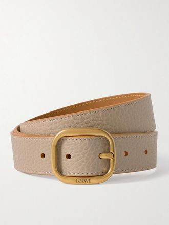 Loewe Ceinture En Cuir Texturé - Neutres