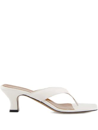 PARIS TEXAS sandales Portofino 55 mm - Blanc