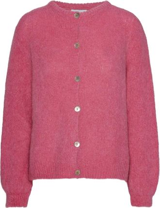 Americandreams Americandreams, Femme, Pulls, Rose, Taille: 44 FR Susan Alpaca Cardigan