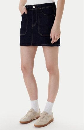 Tommy Jeans Jeansrock DW0DW21991 Dunkelblau Regular Fit