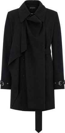 Ann Demeulemeester Trench-Coat - Noir