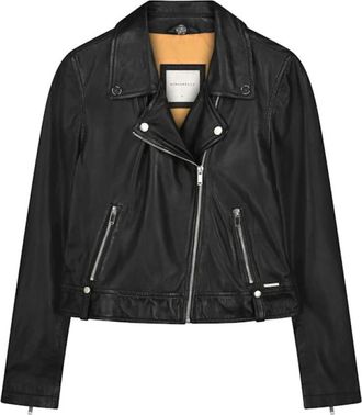 Rino&Pelle Klassische Bikerjacke - - Jackets - Damen - Schwarzk - L