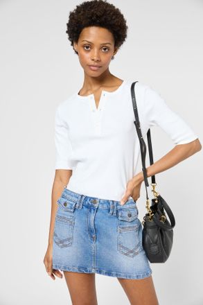 Gerard Darel Mini-jupe en jean- VIRGINIE - Jeans