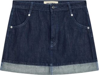 Semicouture Femme, Jupes, Bleu, Taille: W27 Floriane Minijupe