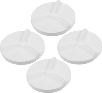 Angoily 4 Stück Feuerfeste Keramische Ofenmatte Hitzebeständige Brenn Unterlage Langlebige Kiln Support Mat für Glasurbrand und Tonarbeiten Geeignet für Elekt