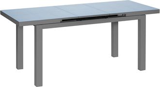 M&S Collection M&s - Table de jardin extensible 240/300 cm en verre fum&eacute; gris - vila