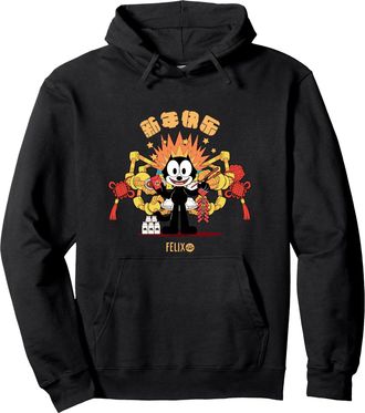 Felix The Cat Chinese New Year Celebration Pullover Hoodie